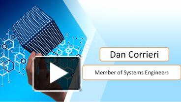 Dan Corrieri - Member of Systems Engineers presentation | free to download