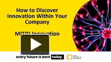 How To Discover Innovation Within Your Company presentation | free to ...