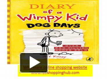 diary of a wimpy kid dog days presentation | free to download