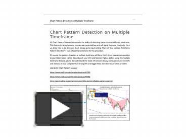 PPT – Chart Pattern Detection on Multiple Timeframe PowerPoint presentation | free to download ...