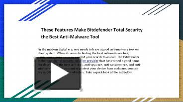 Bitdefender GravityZone Full Disk Encryption (1) presentation | free to download