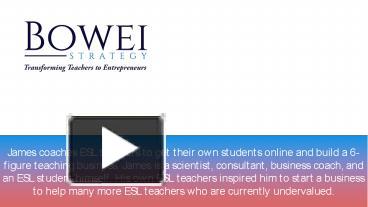 PPT – Teaching Conversational English Online - Bowei Strategy PowerPoint presentation | free to ...