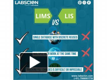LIMS Vs LIS | Laboratory information system | Laboratory management system(LMS) Photo Slideshow ...
