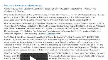 PPT – Konnect Review PowerPoint presentation | free to download - id: 94d929-NjMxO