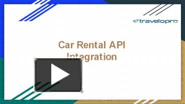 Car Rental API Integration presentation | free to download