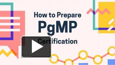 How to Prepare for PgMP Certification Exam? presentation | free to download