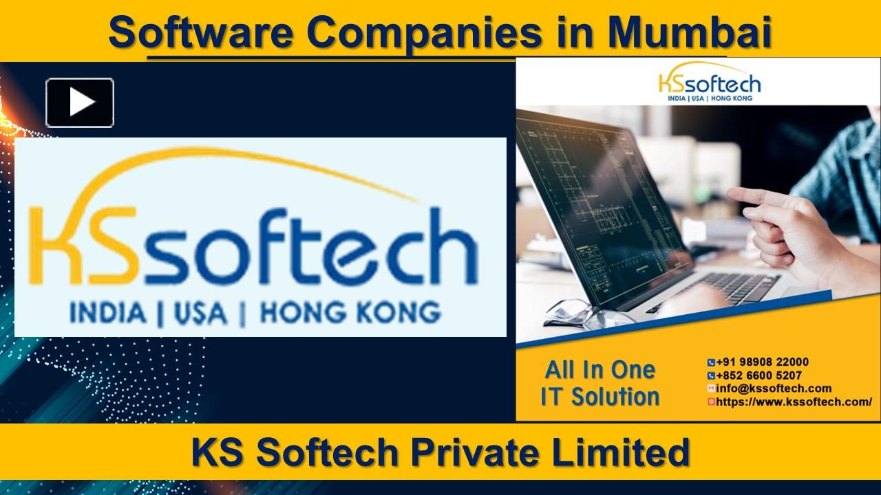 PPT – Software Companies in Mumbai | KS Softech PowerPoint presentation ...