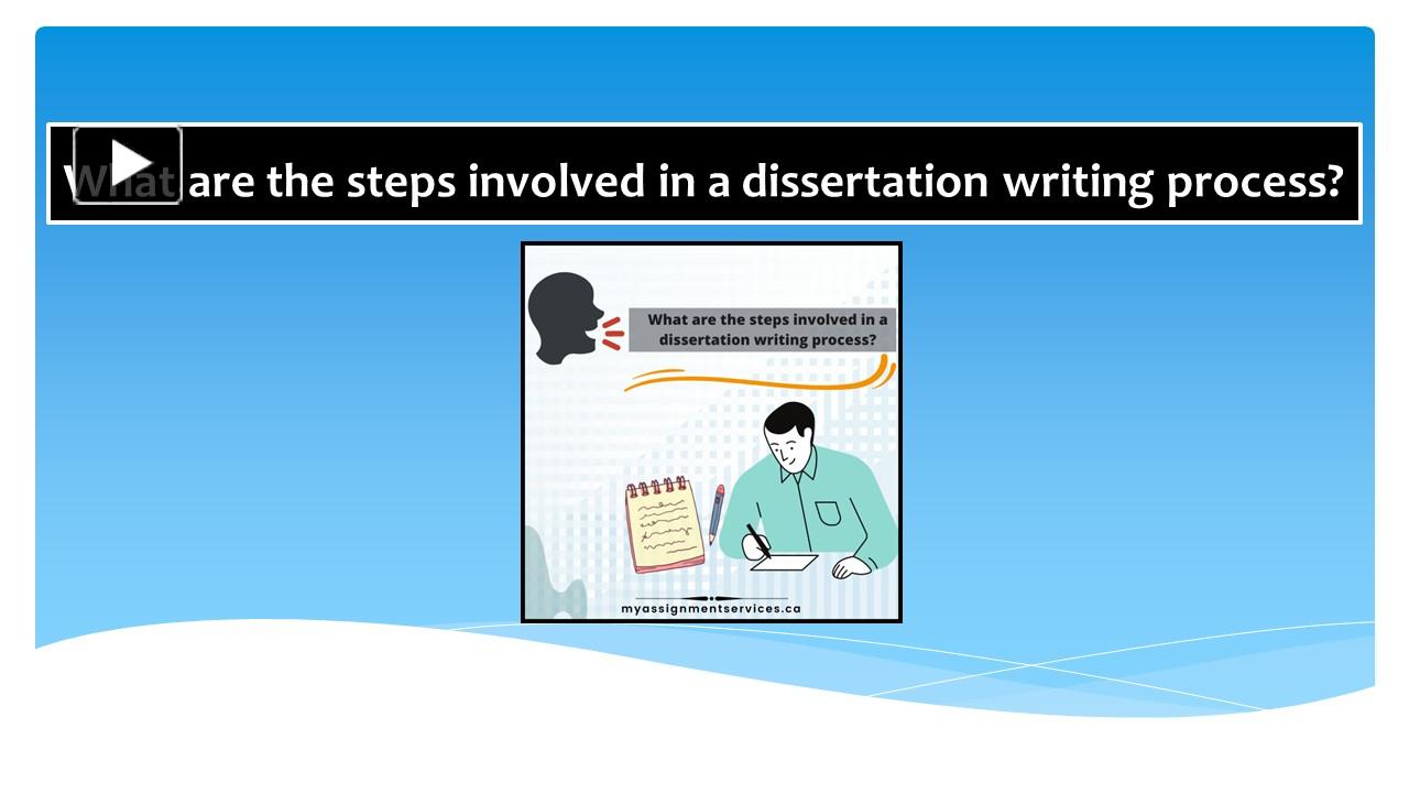 PPT – What are the steps involved in a dissertation writing process ...