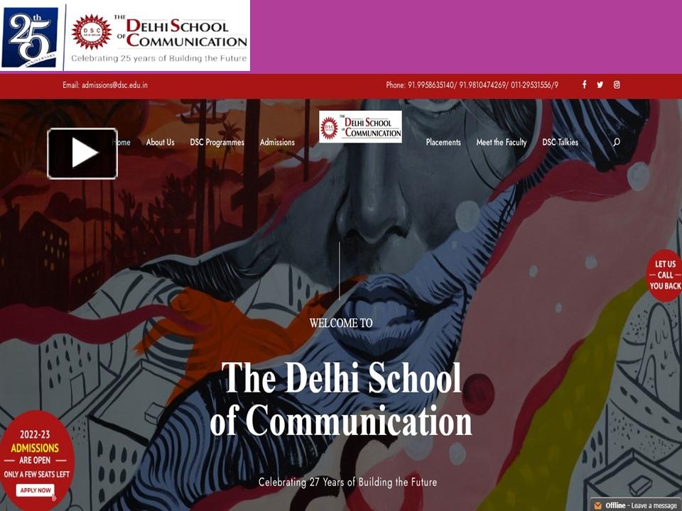 PPT – Top Mass Communication Colleges in Delhi - DSC PowerPoint presentation | free to download ...