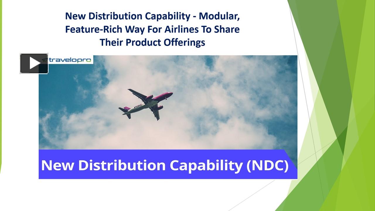 New Distribution Capability | NDC Travel presentation | free to download