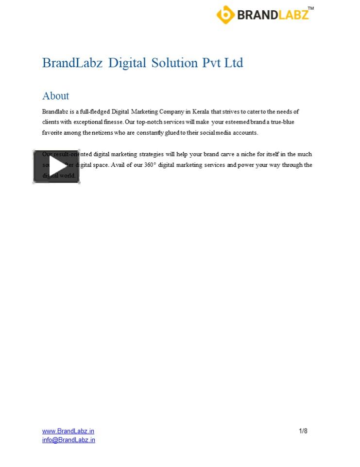 BrandLabz presentation | free to download