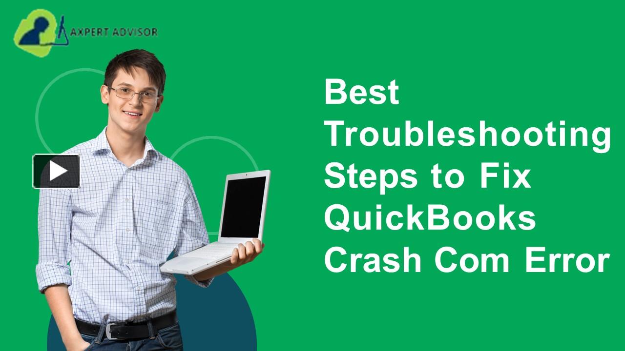 Ppt How To Fix Quickbooks Crash Com Error Unable To Mail Invoices