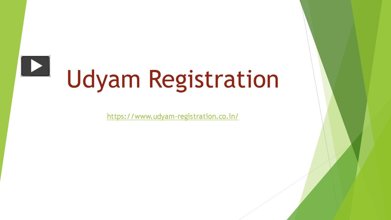 PPT – Quick And Easy Guide To Update Udyog Aadhar To Udyam Registration ...