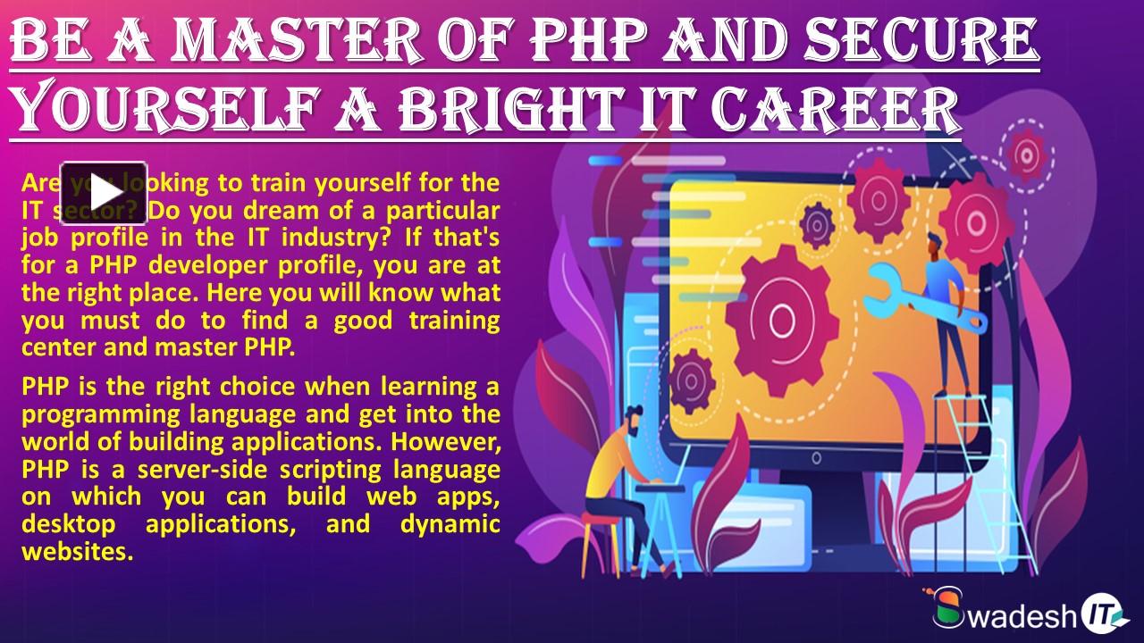 Ppt Learn Php From Beginner To Advanced Powerpoint Presentation