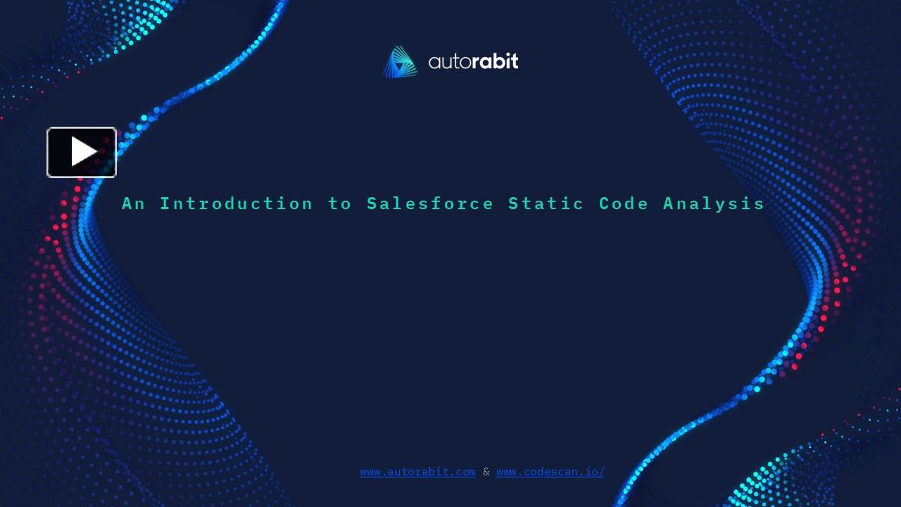 PPT An Introduction To Salesforce Static Code Analysis PowerPoint