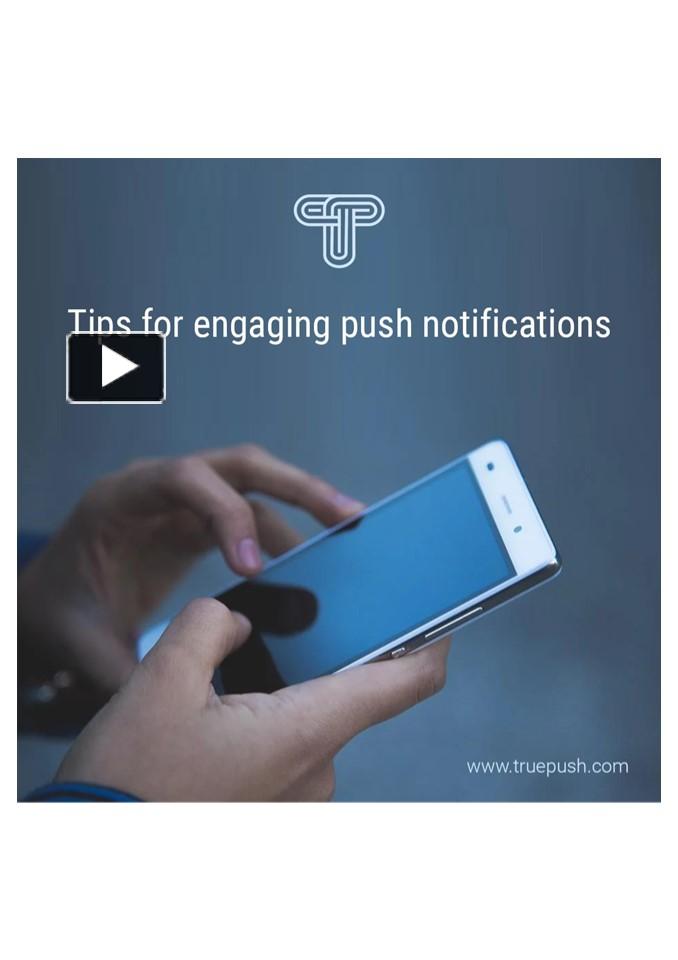 Ppt Truepush Web Push Notifications Powerpoint Presentation Free