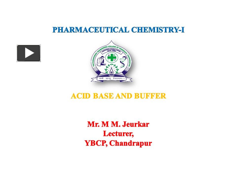 ACID BASE AND BUFFER presentation | free to download