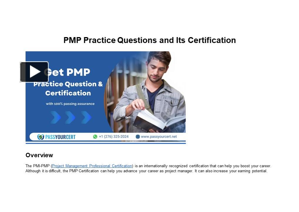 PPT – PMP Practice Questions and Its Certification PowerPoint presentation | free to download ...