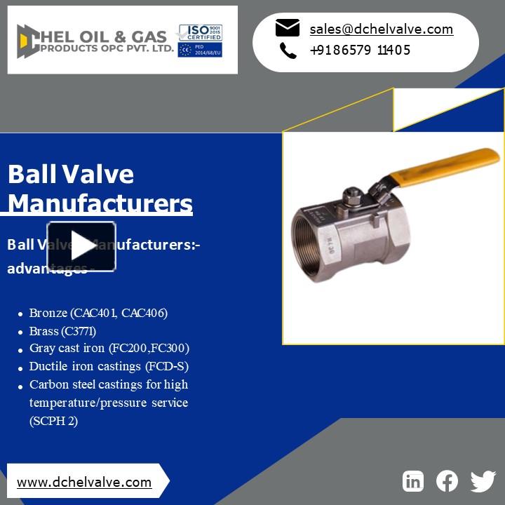 PPT – Ball Valve | Butterfly Valve | Check Valve | D Chel Valve PowerPoint presentation | free ...