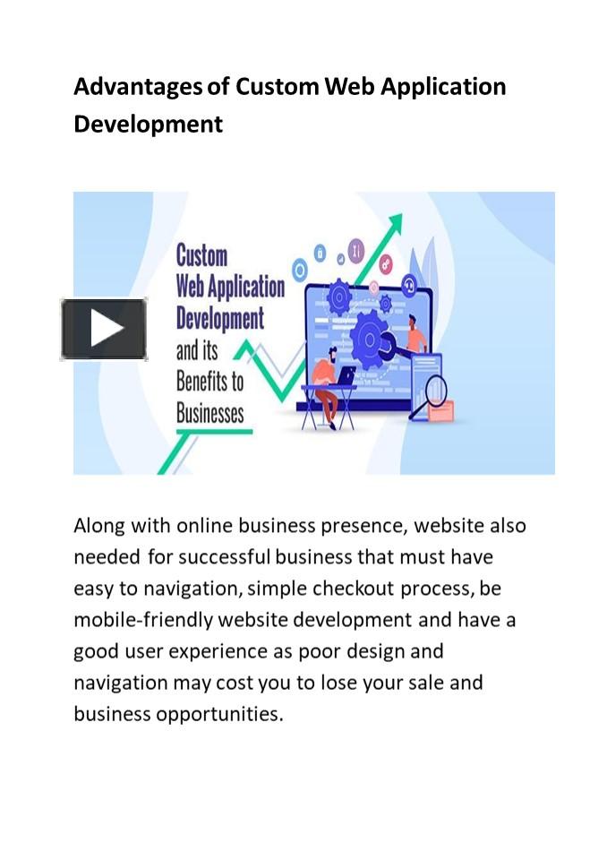 PPT – Advantages of Custom Web Application Development PowerPoint presentation | free to ...