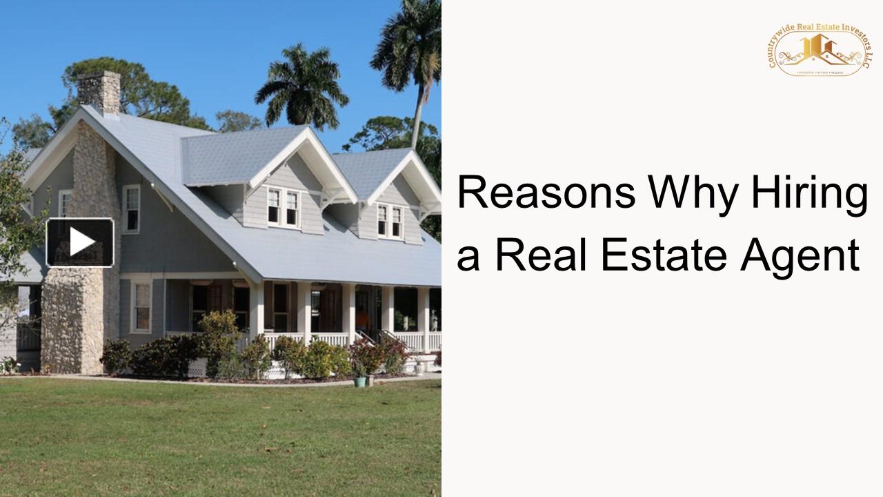 Reasons Why Hiring A Real Estate Agent To Buy A Home In Mount Juliet presentation | free to download