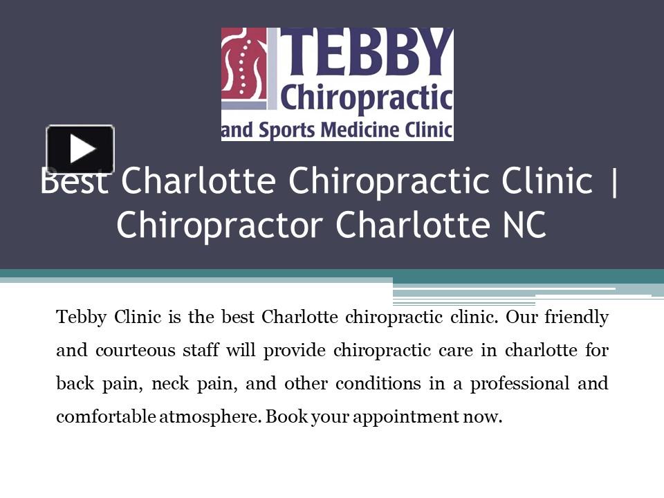 PPT – Best Charlotte Chiropractic Clinic | Chiropractor Charlotte NC PowerPoint presentation ...
