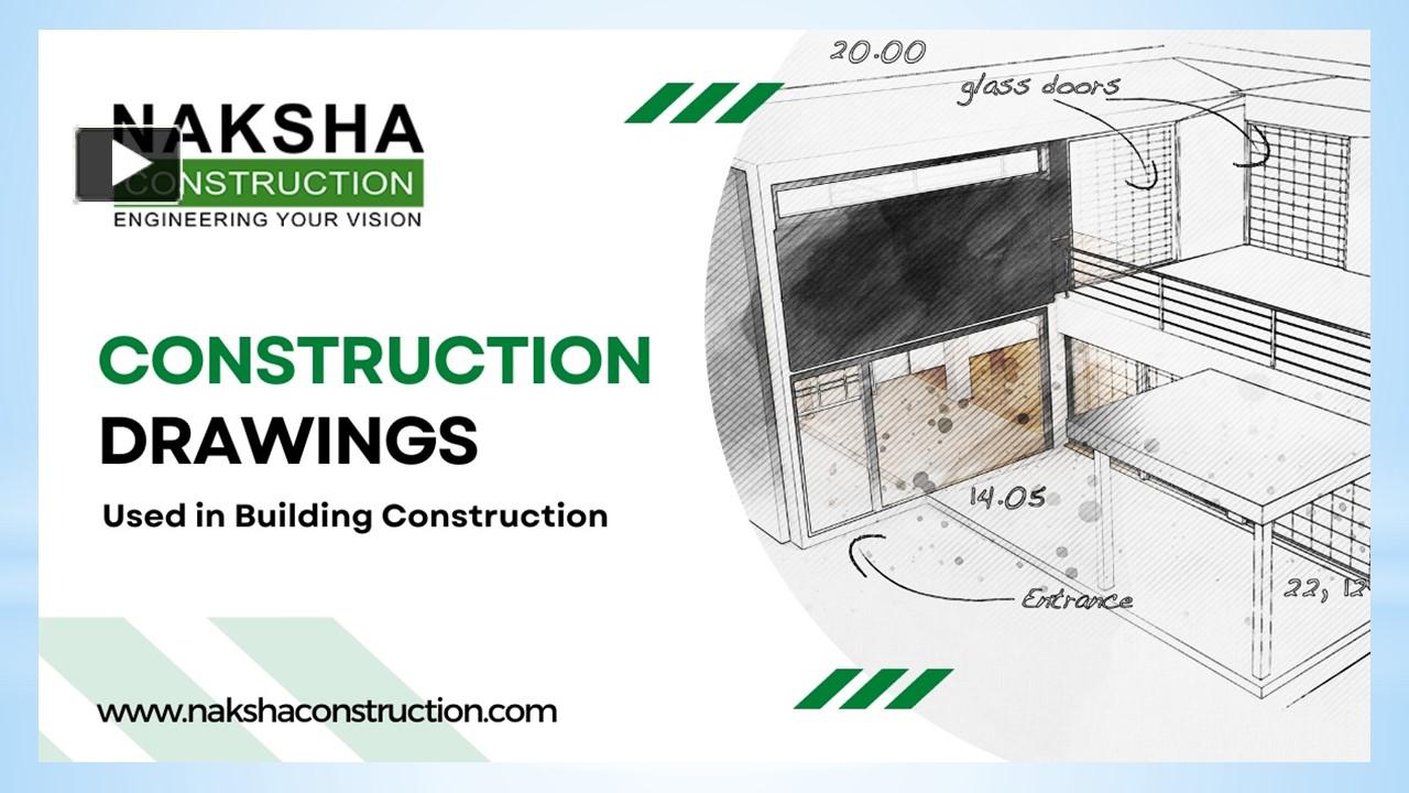 PPT – Types of Construction Drawings used in Building Design PowerPoint ...