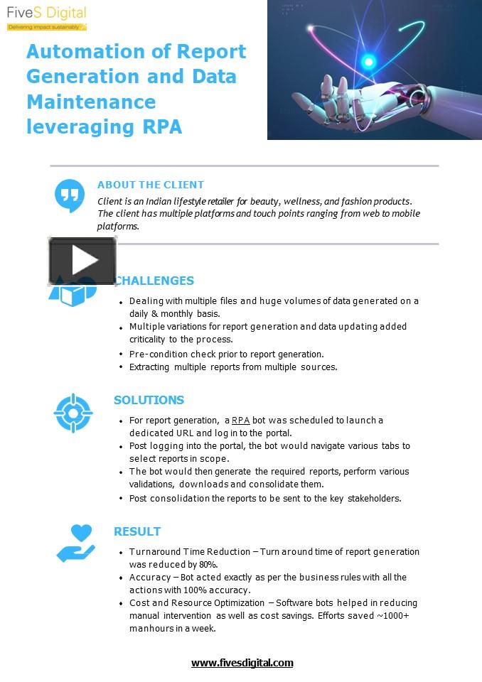 PPT – RPA Technology Case Study PowerPoint presentation | free to download - id: 9558d7-NDNkM