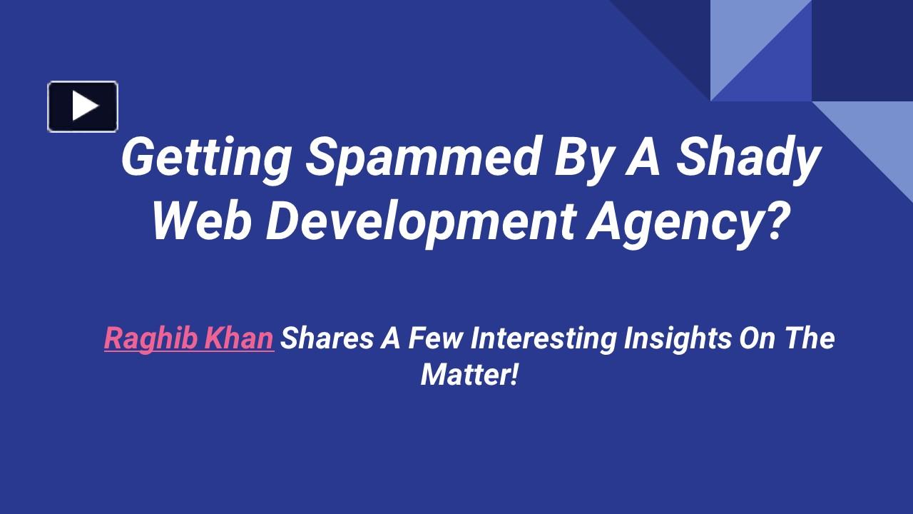 Raghib Khan Shares A Few Interesting Insights On The Matter! presentation | free to download