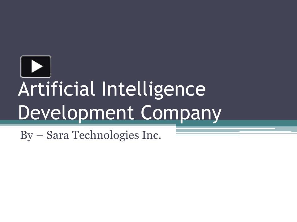 AI Consulting Service presentation | free to download