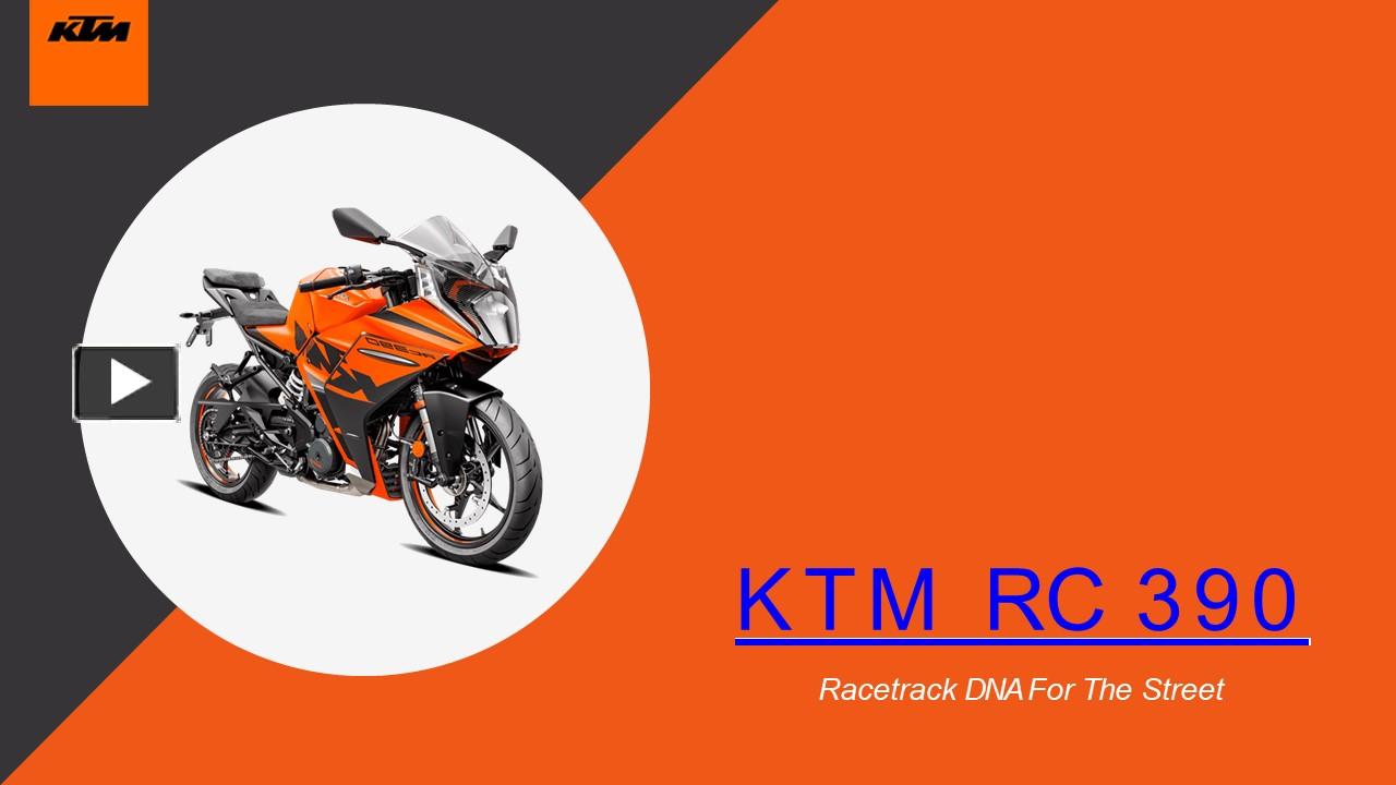 KTM RC 390 presentation | free to download