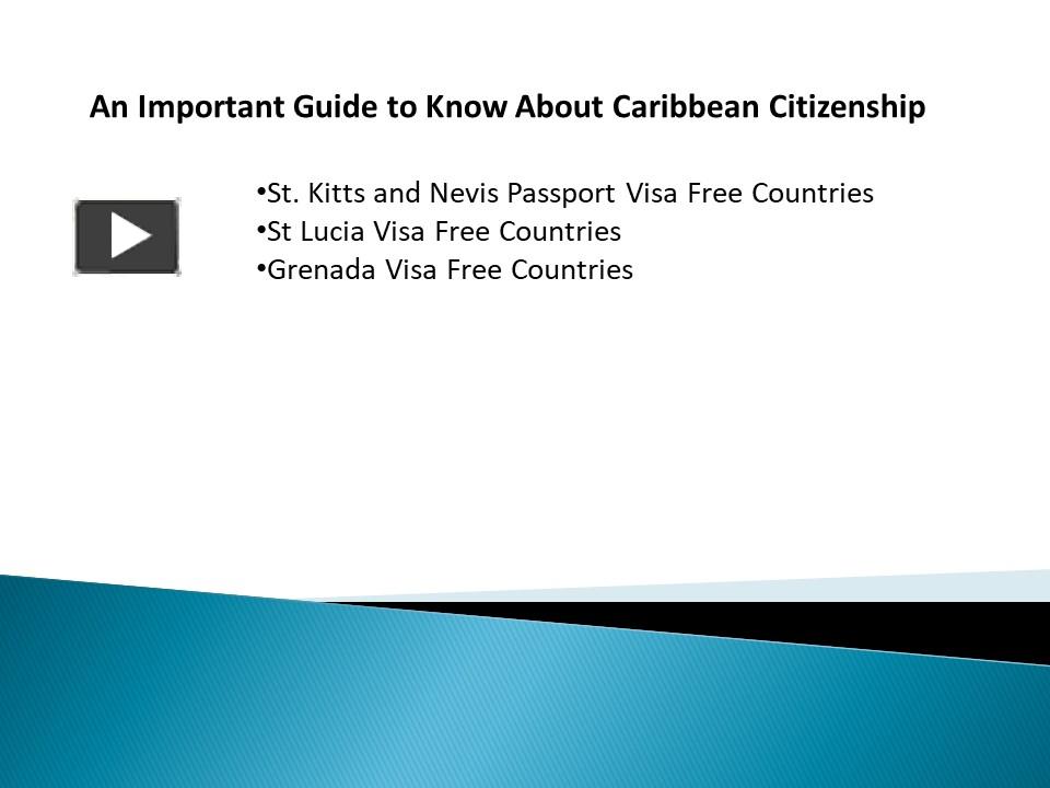 An Important Guide to Know About Caribbean Citizenship presentation | free to download