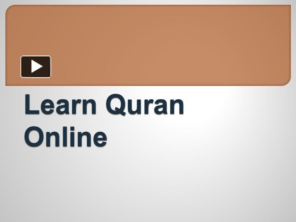 PPT – Learn Quran Online with Tajweed in USA PowerPoint presentation | free to download - id ...