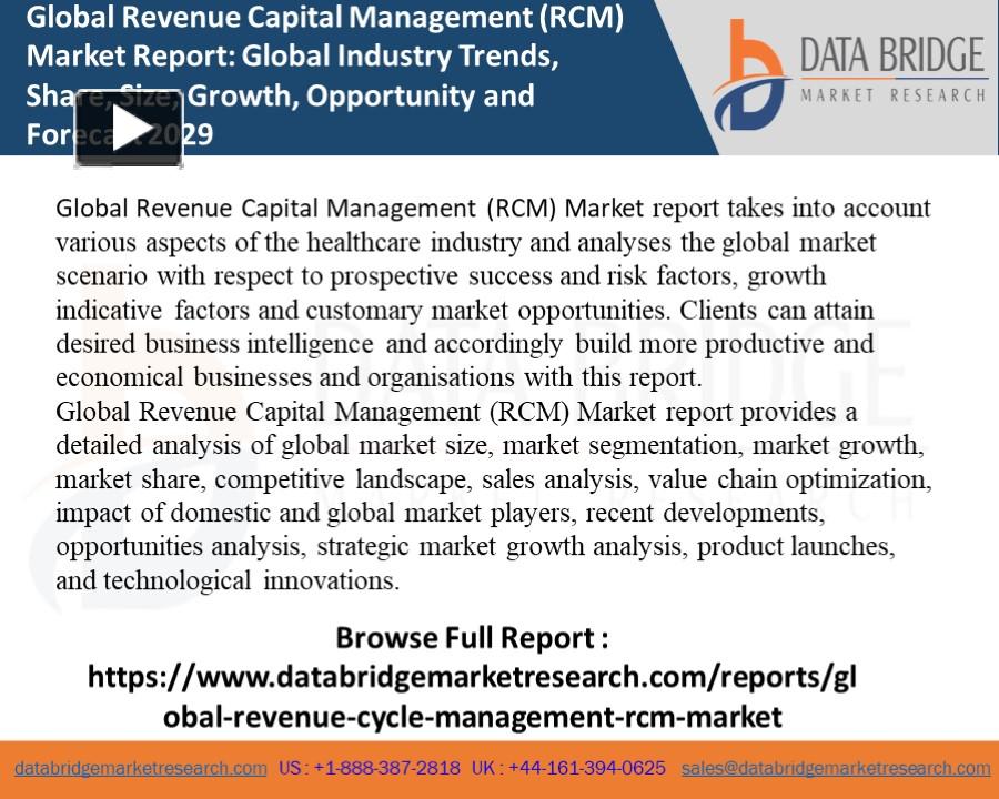 PPT – Global Revenue Capital Management (RCM) Market PowerPoint presentation | free to download ...