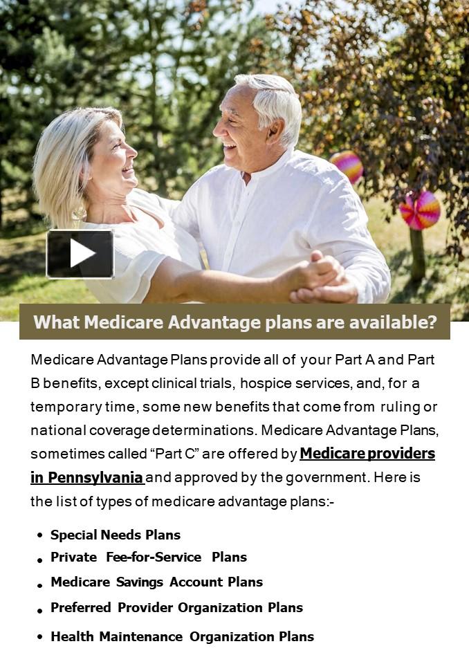 PPT – What Medicare Advantage plans are available? PowerPoint presentation | free to download ...