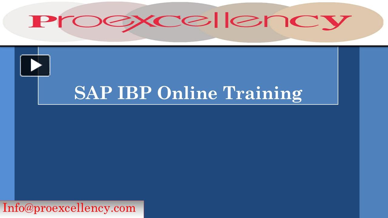 PPT – Proexcellency provides SAP IBP online training. PowerPoint presentation | free to download ...
