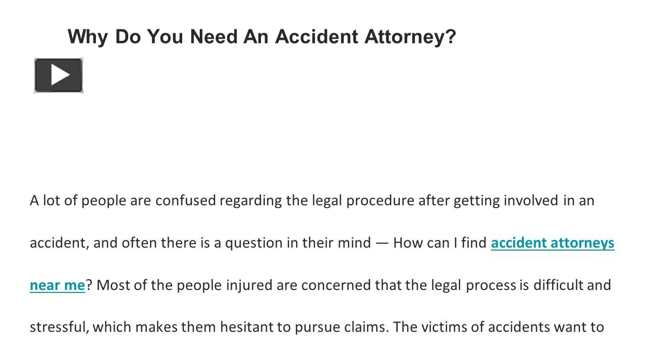 PPT – Why Do You Need An Accident Attorney? - Bennett Hodgins PowerPoint presentation | free to ...