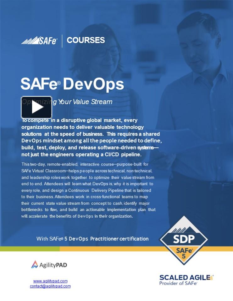 SAFe® DevOps presentation | free to download