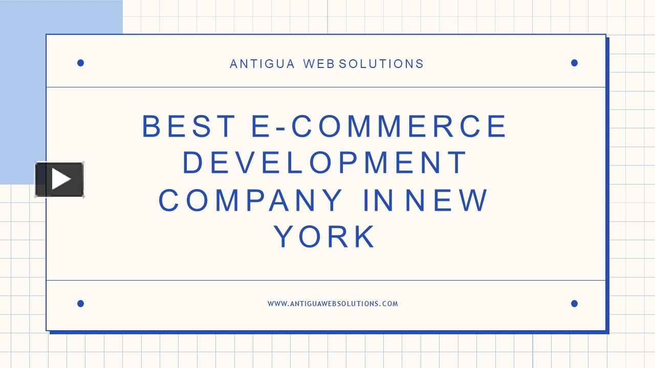 PPT – Best E-commerce Development Company - Antigua Web Solutions PowerPoint presentation | free ...