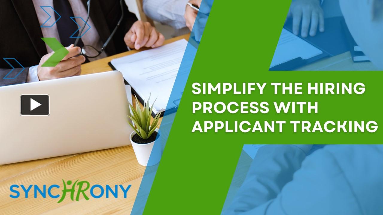 PPT – Simplify the Hiring Process With Applicant Tracking PowerPoint presentation | free to ...