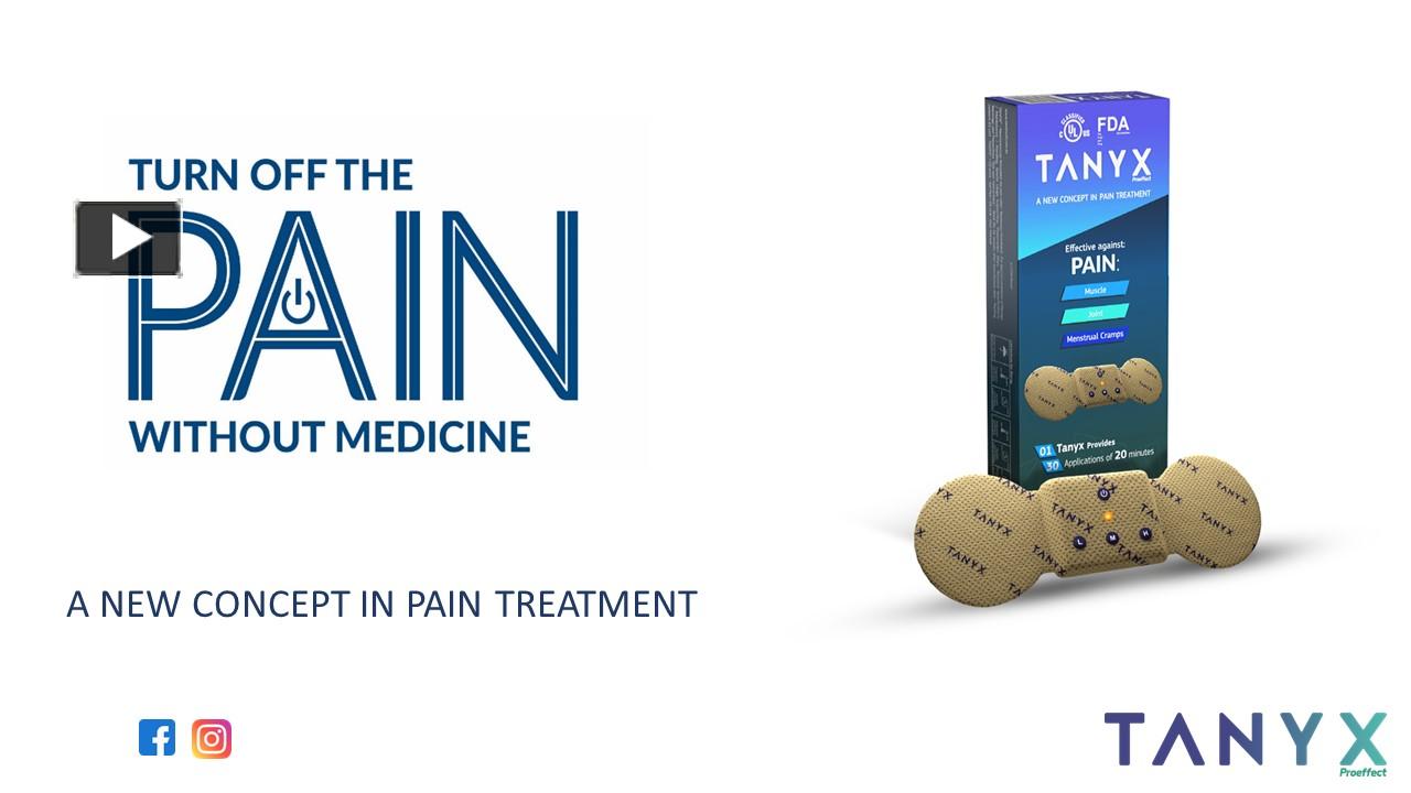 TANYX ProEffect Pain Relief Device | Portable Physiotherapy | TENS Device | Back Pain | Joint ...