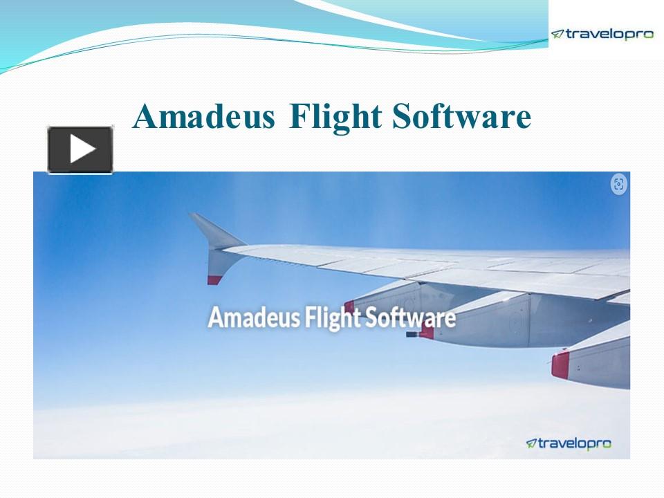PPT – Amadeus Flight Software PowerPoint presentation | free to download - id: 9572f5-MzM2N