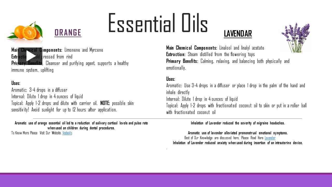 PPT – Essential oils PowerPoint presentation | free to download - id ...