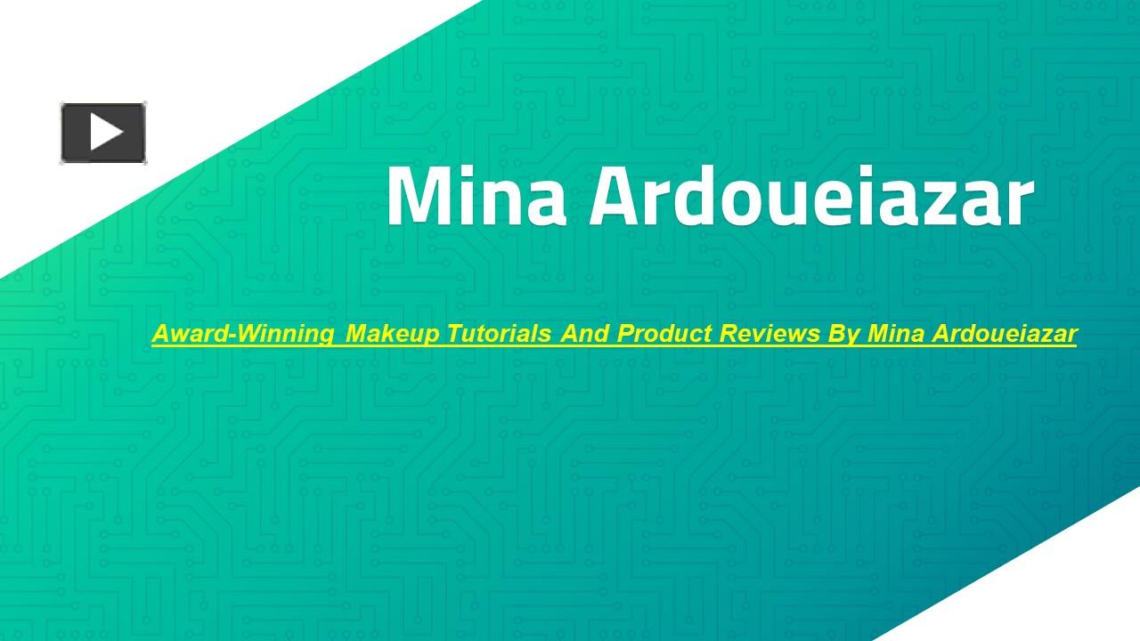 PPT – Professional Makeup Artist | Mina Ardoueiazar PowerPoint presentation | free to download ...
