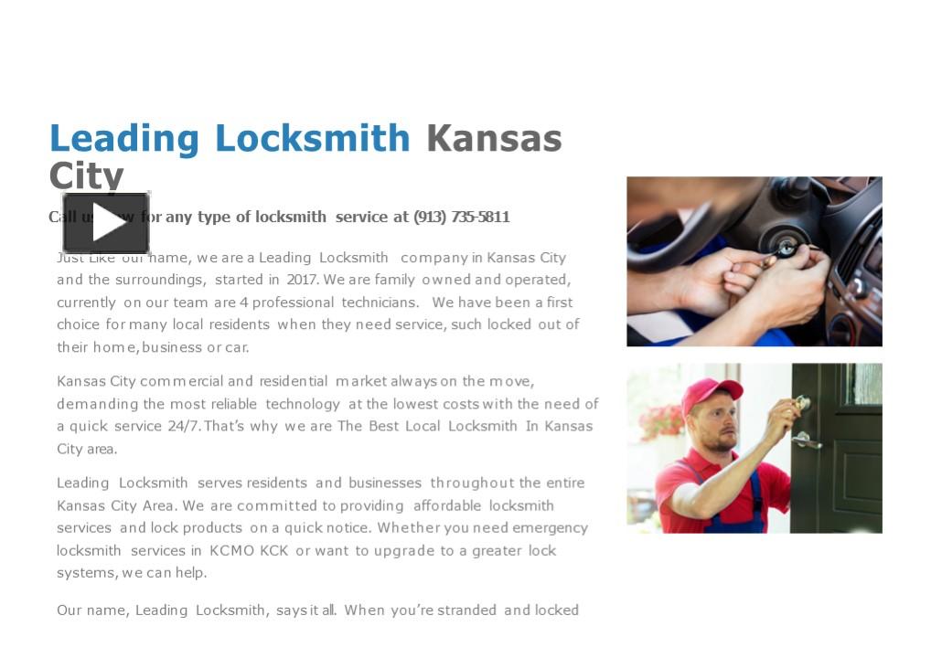 Ppt Kansas City Locksmith Powerpoint Presentation Free To Download