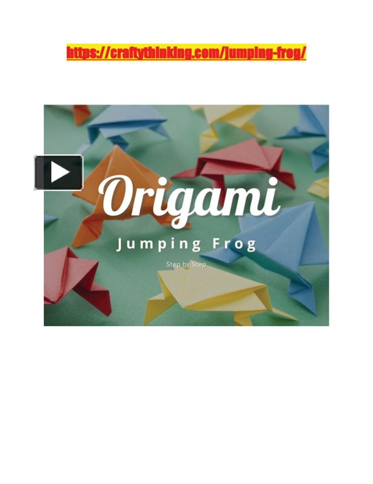 PPT – https://craftythinking.com/jumping-frog/ PowerPoint presentation ...