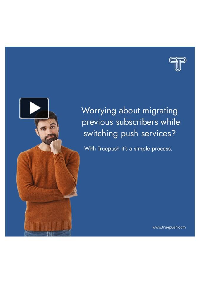 Ppt Push Notifications Service Truepush Powerpoint Presentation