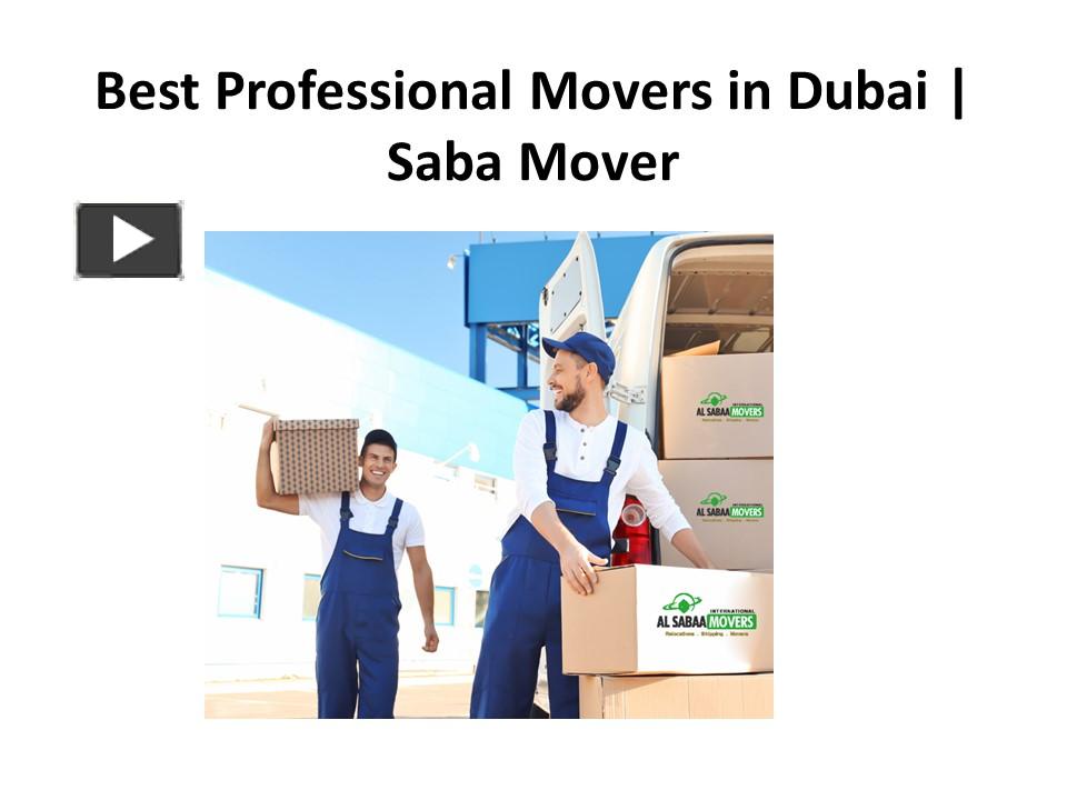 PPT – Best Professional Movers in Dubai | Saba Mover PowerPoint presentation | free to download ...