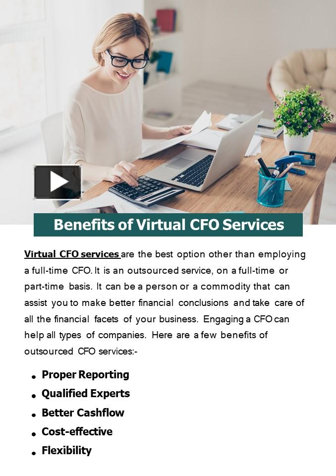 PPT – Benefits of Virtual CFO Services PowerPoint presentation | free to download - id: 958265-MmZmO