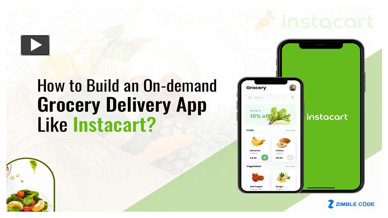 PPT – How to Build an On-Demand Grocery Delivery App Like Instacart? PowerPoint presentation ...